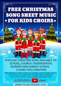 Free Christmas Song Sheet Music and MP3s for Kids Choirs - It's ...